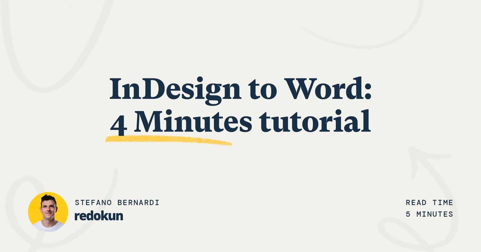 InDesign to Word: 4 Minutes tutorial | Redokun Blog