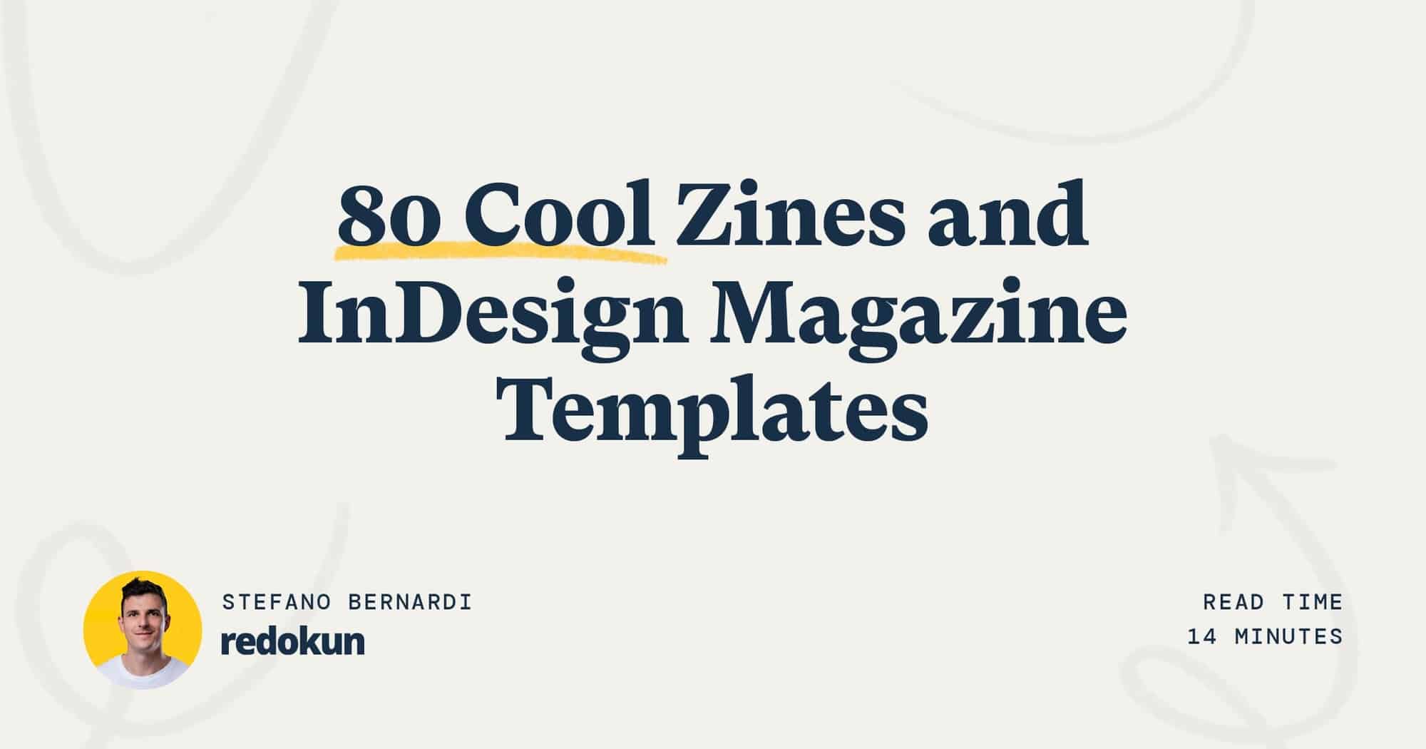 80 modèles InDesign de magazines et mises en page de zines | Redokun Blog