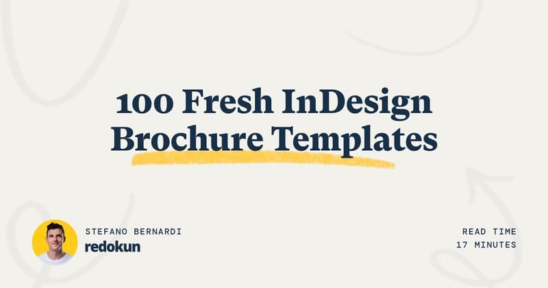 100 Fresh InDesign Brochure Templates (2025) | Redokun Blog