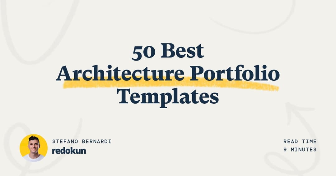 50 Best Architecture Portfolio Templates (Download Now) | Redokun Blog