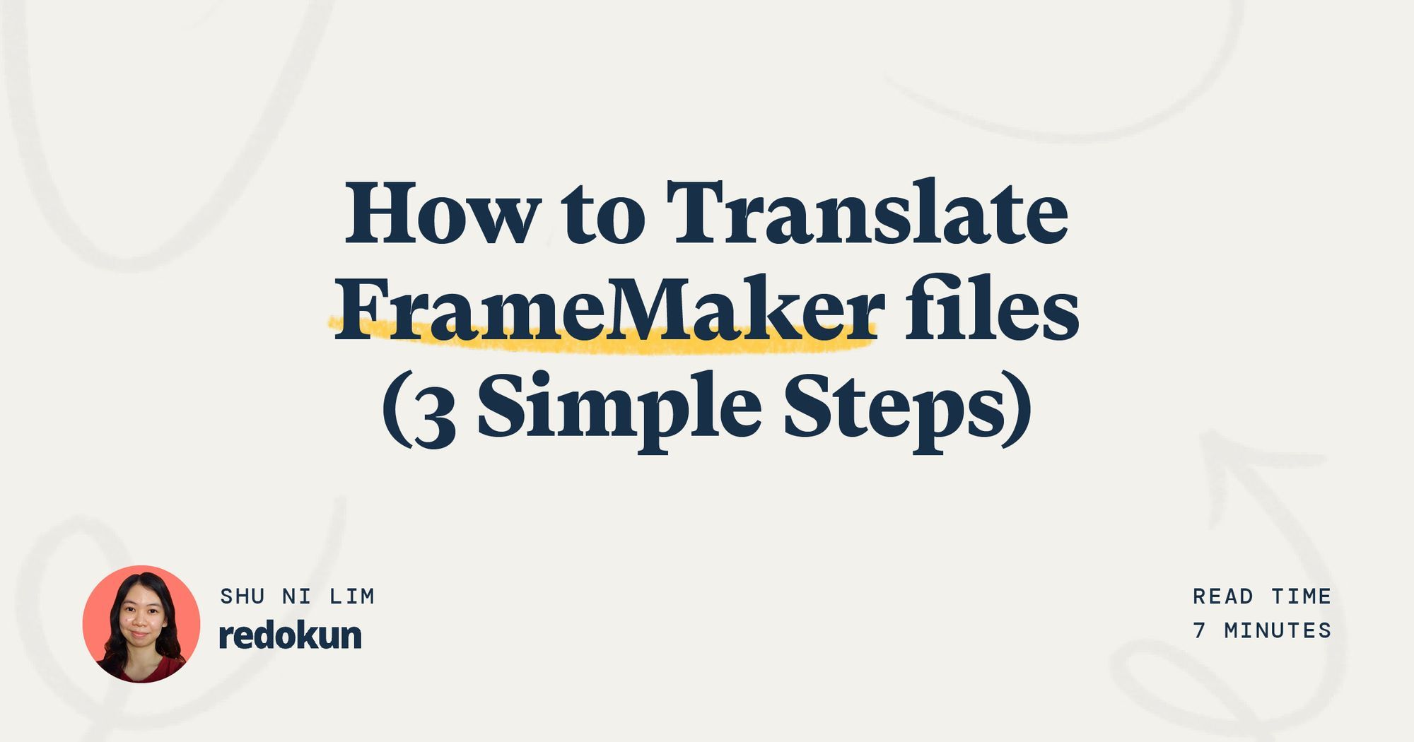 How to Translate FrameMaker Files (3 Simple Steps) | Redokun Blog