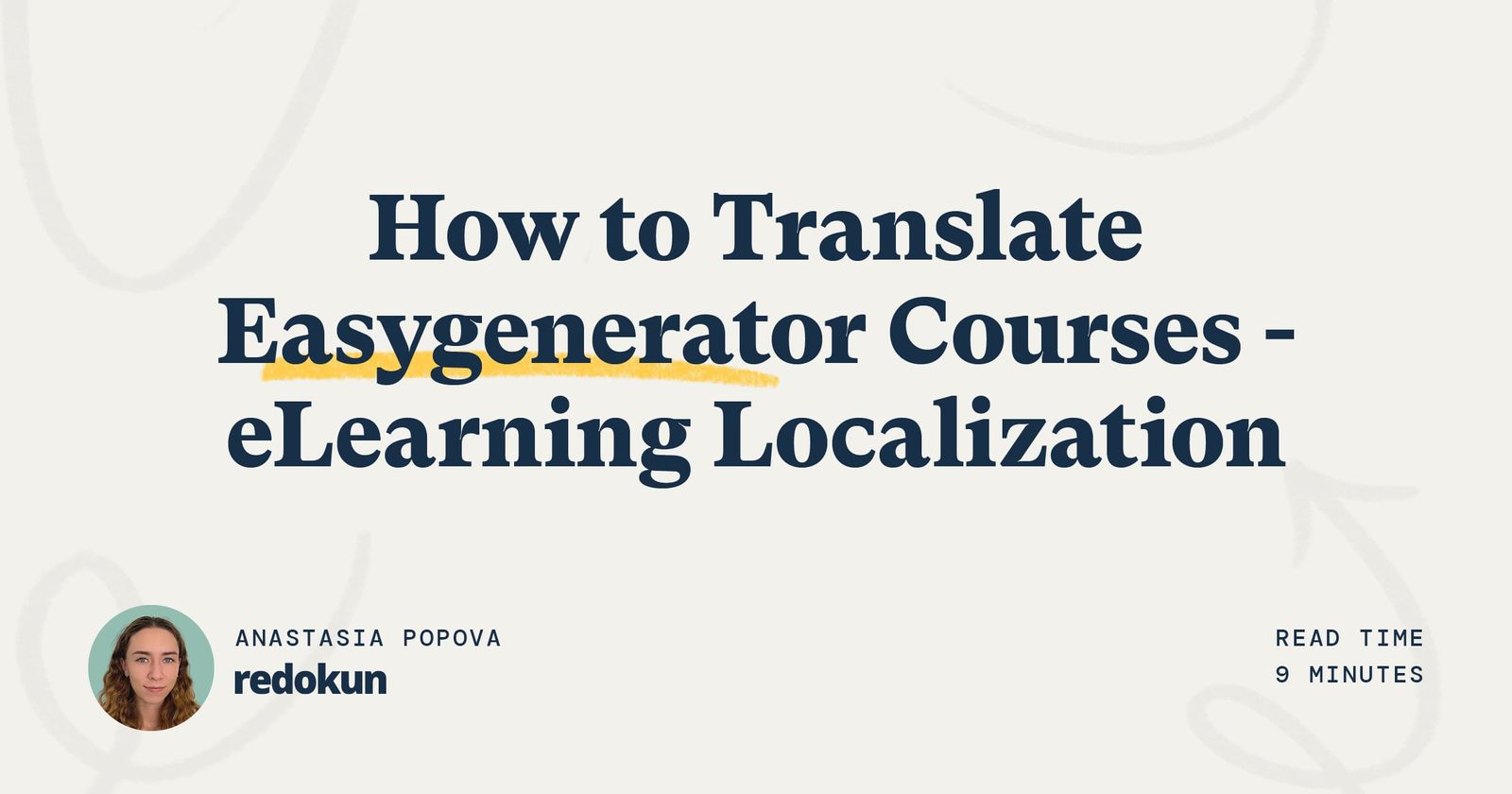 How to Translate Easygenerator Courses (2025) - eLearning Localization | Redokun Blog