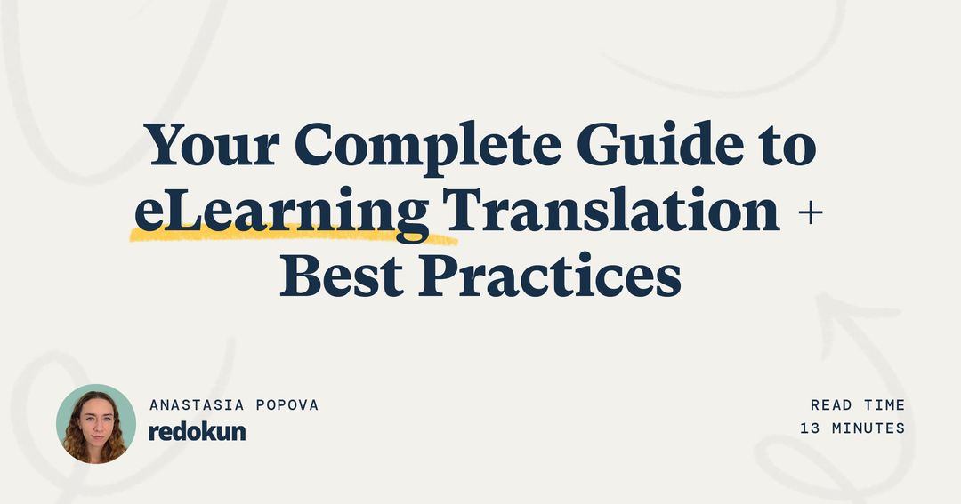 Your Complete eLearning Translation Guide for 2025 | Redokun Blog