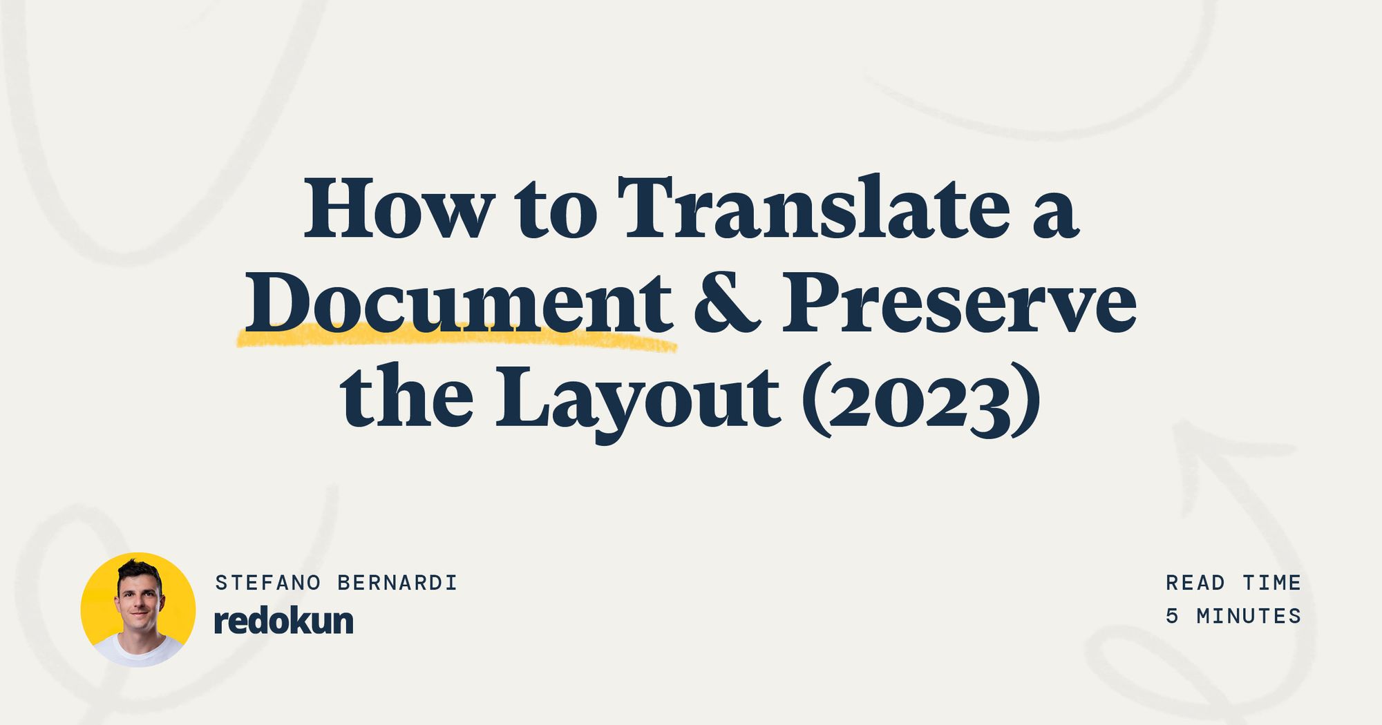 How to Translate Document & Preserve the Layout (2025) | Redokun Blog