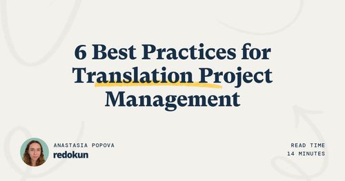 6 Best Practices for Successful Translation Project Management ...