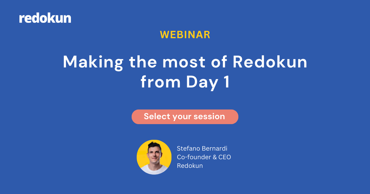 Making the Most of Redokun from Day 1 | Redokun Resources