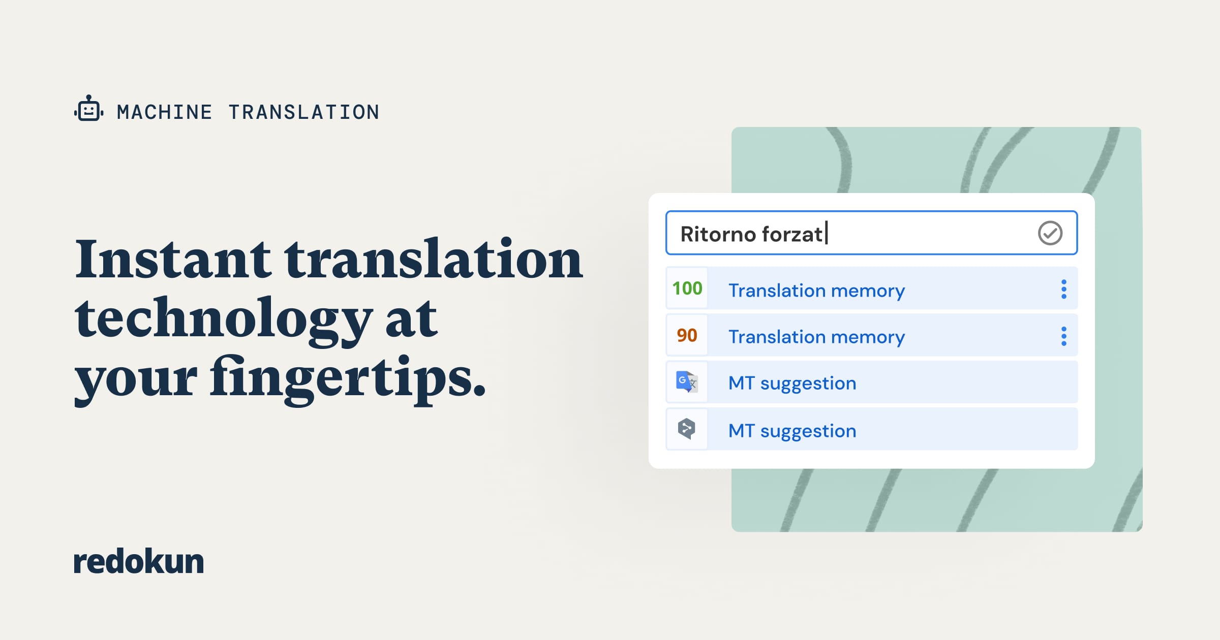 AI Translation - generate an instant translation suggestions | Redokun