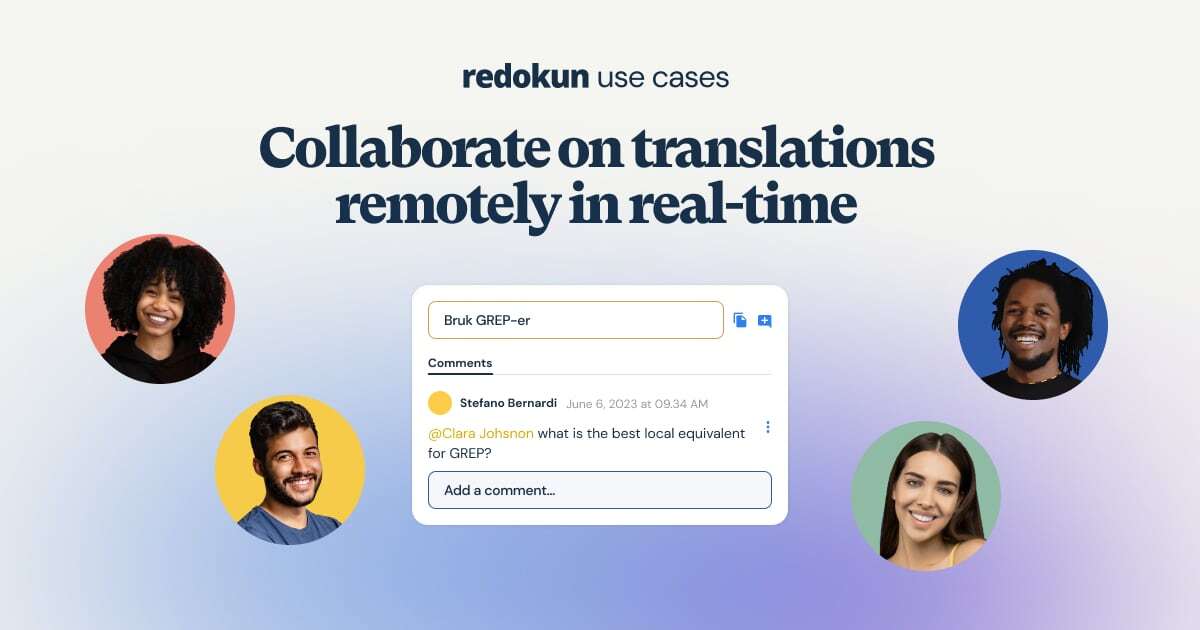 Use Cases - Collaborative Translation | Redokun
