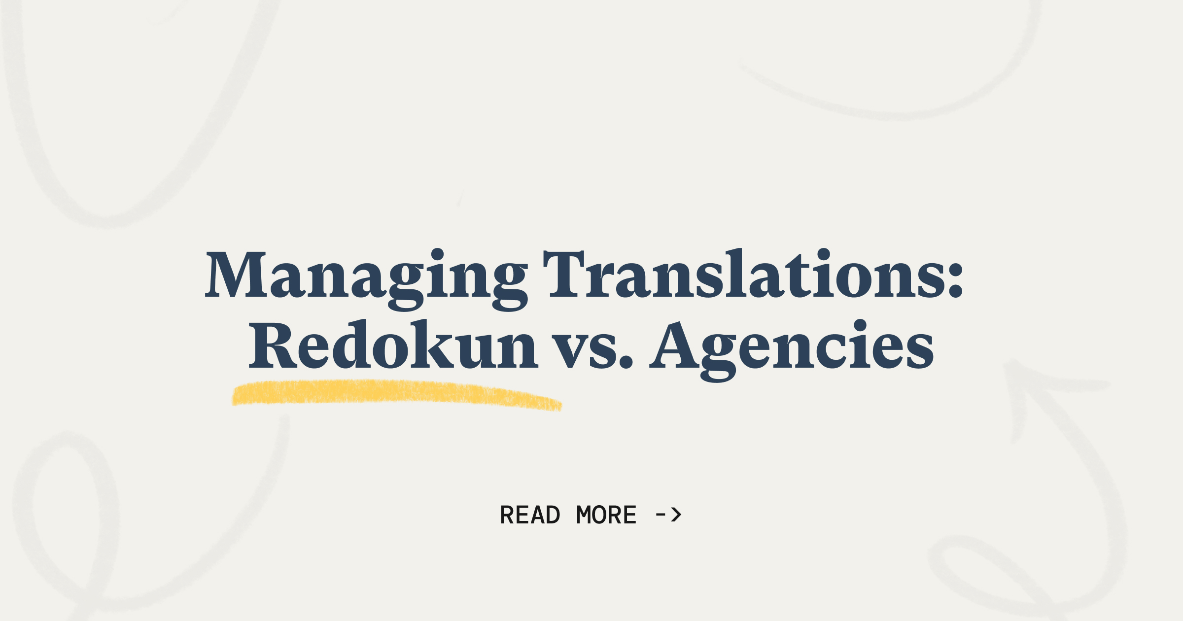 Redokun: Redokun vs. Agencies